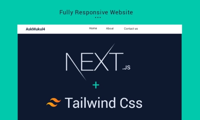 Create react js next js website with tailwind css by Mukulsoni4 | Fiverr
