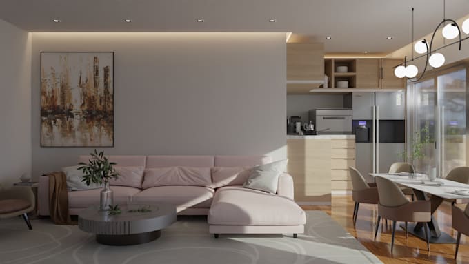 Do realistic 3d interior render by Archiad | Fiverr