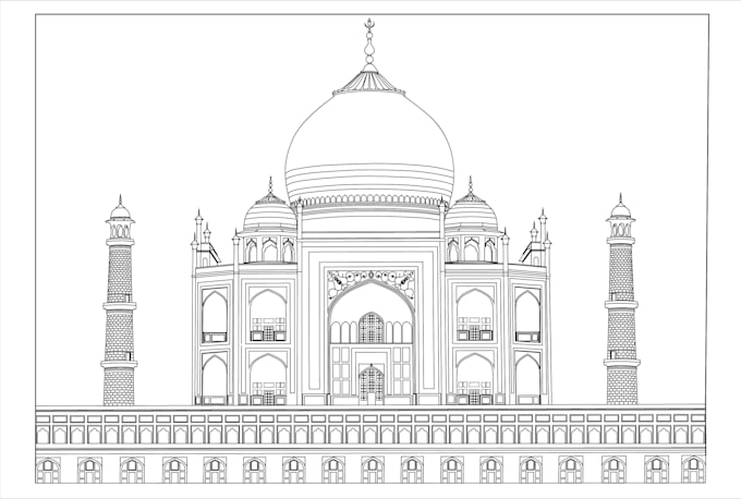 Draw detailed building line art and product line art by Designhut247 ...