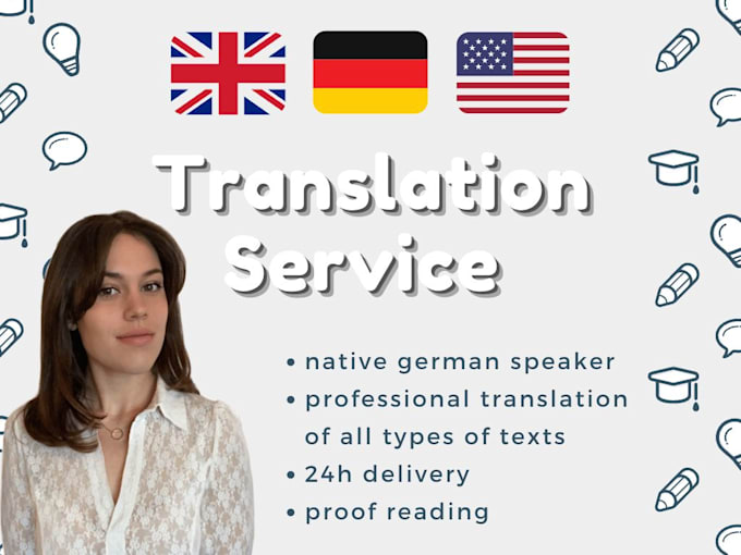 Provide fast and professional english to german translation by Hannas ...