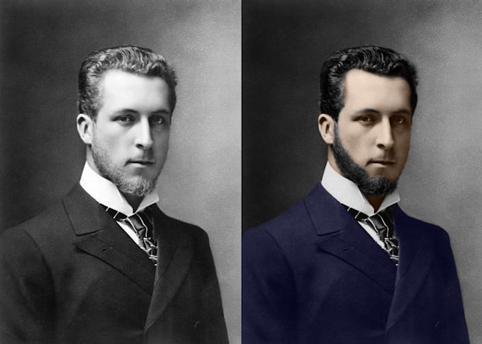 Paint the photos without color by Codygraph | Fiverr