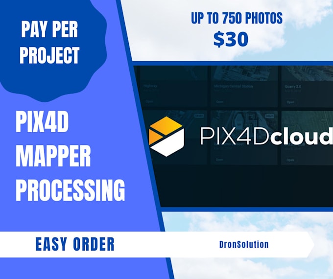 Process and analyse your drone photos using pix4d by Dronsolution | Fiverr
