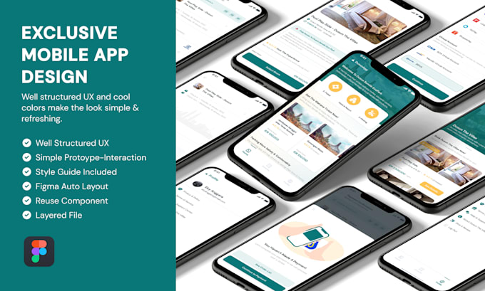 Do mobile app design with well structured ui and ux by Ekyanggara | Fiverr
