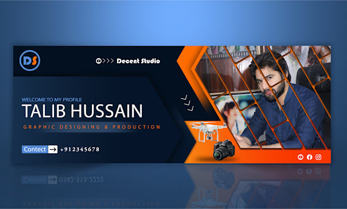 Design amazing facebook cover by Talibhussain999 | Fiverr