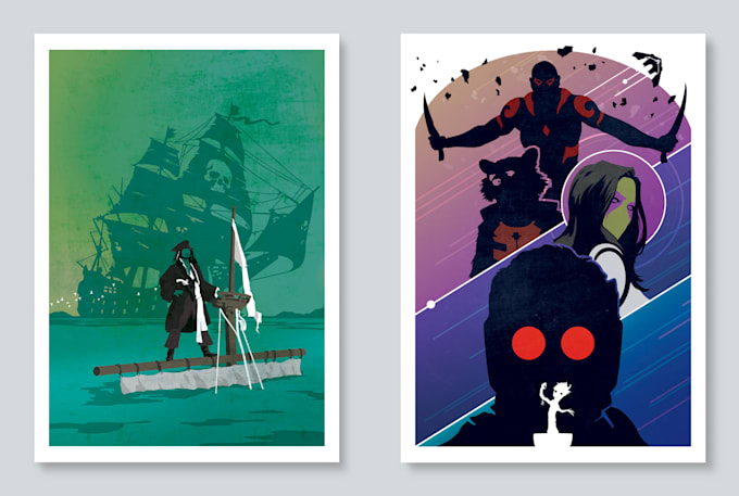 Create a minimal vintage poster design of anything by Nic_brama | Fiverr