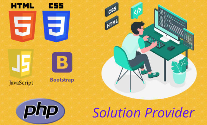 Provide Solution Of Html Css Javascript Bootstrap And Php Issues By Mursaleendevlp Fiverr