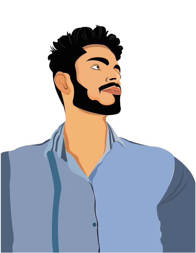 Draw portrait in cartoon realistic style by Basuyadav | Fiverr