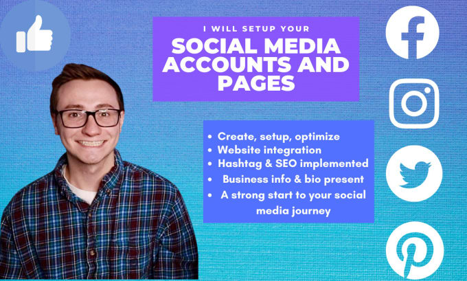 Create set up and optimize social media account by Itswessums | Fiverr Create set up and optimize social media account by Itswessums | Fiverr