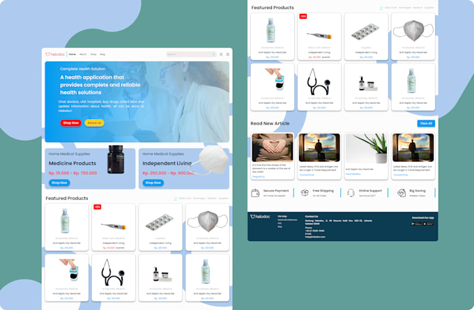 Design interactive web app with figma by Candrakurnia241 | Fiverr