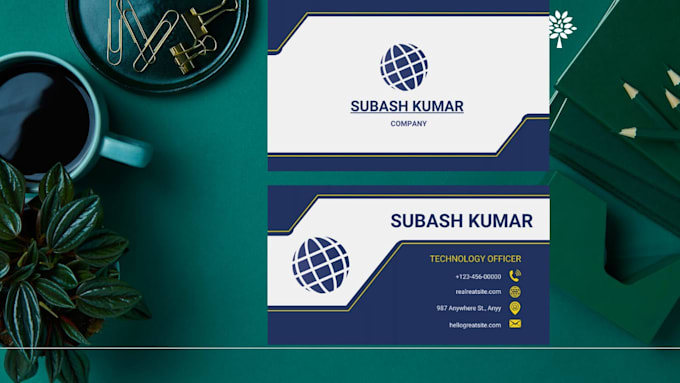 Design unique custom visiting card or carte de visit by Subashkumar386 ...