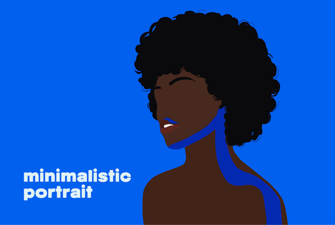 Draw minimalistic vector portraits by Taraskevych | Fiverr