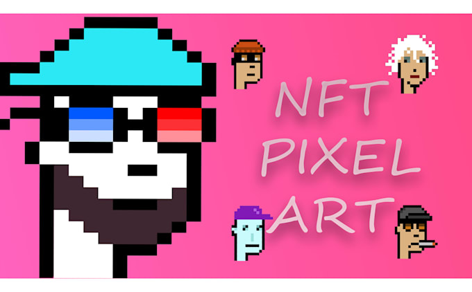 Make a cryptopunk nft and other pixel art for you by Khadeldsgn | Fiverr