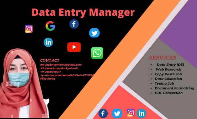 Be data entry manager by Dataqueen22 | Fiverr