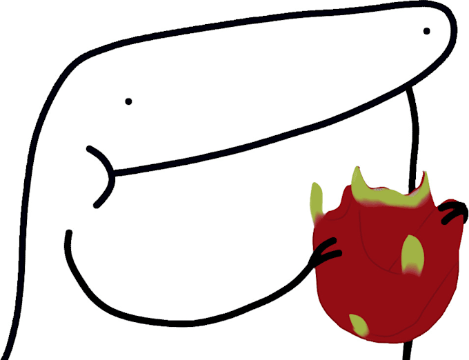 Draw a silly little blob with whatever food item you want by ...