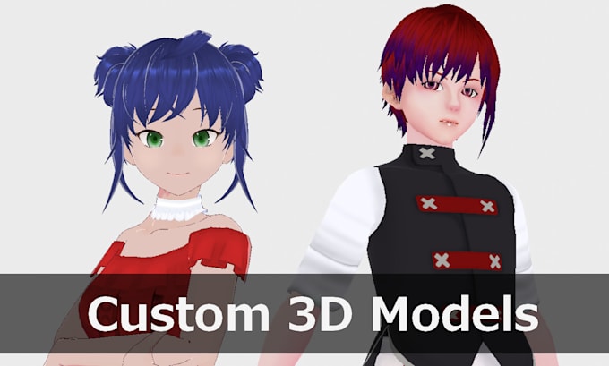 Create a custom avatar using vroid by Virtual_ciel | Fiverr