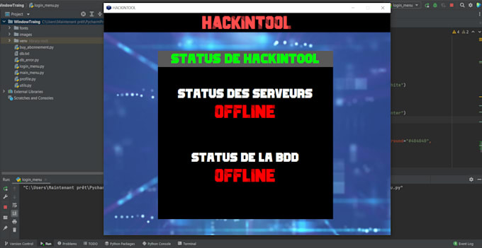 Do a simple gui using python by Lk1207 | Fiverr