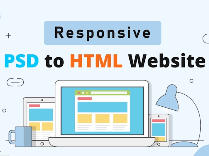 Convert psd sketch xd figma to html responsive website by Chizi_vw | Fiverr