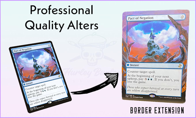 Professionally alter trading cards by Hurleyburleyart | Fiverr