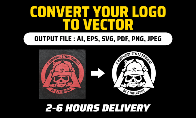 Convert logo to vector, make transparent background by Pelawi_design ...