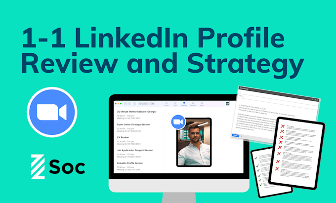Review your linkedin profile and strategy via zoom by Thegradsoc | Fiverr