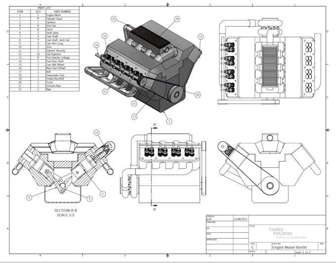 Create 3d renders and 2d engineering drawings by Eelhsoj | Fiverr