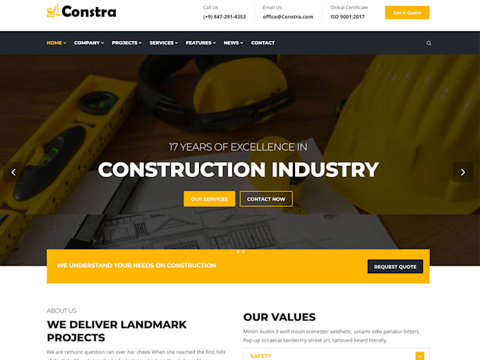 Design develop a custom responsive website in html, css, js by ...