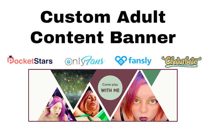 Design an professional adult content banner by Hurleyburleyart | Fiverr