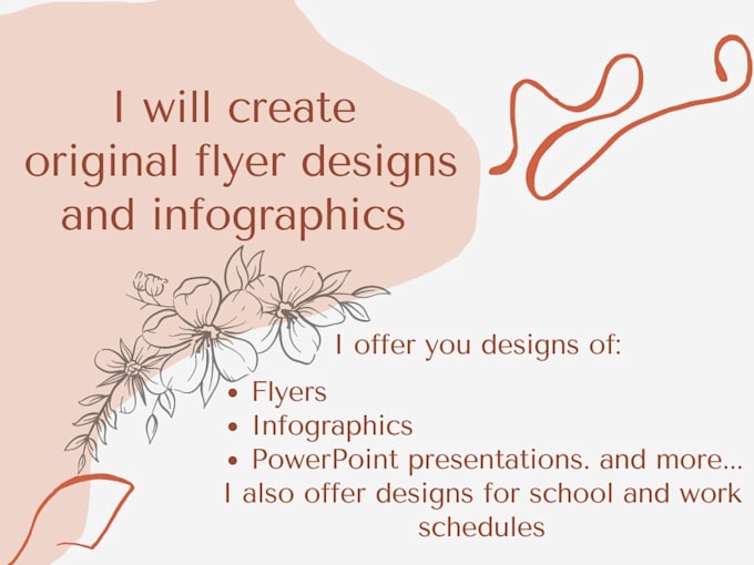 Create original flyer designs and infographics by Shamy28 | Fiverr