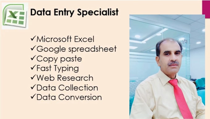 Do accurate data entry and admin tasks by Iqbalasif786 | Fiverr