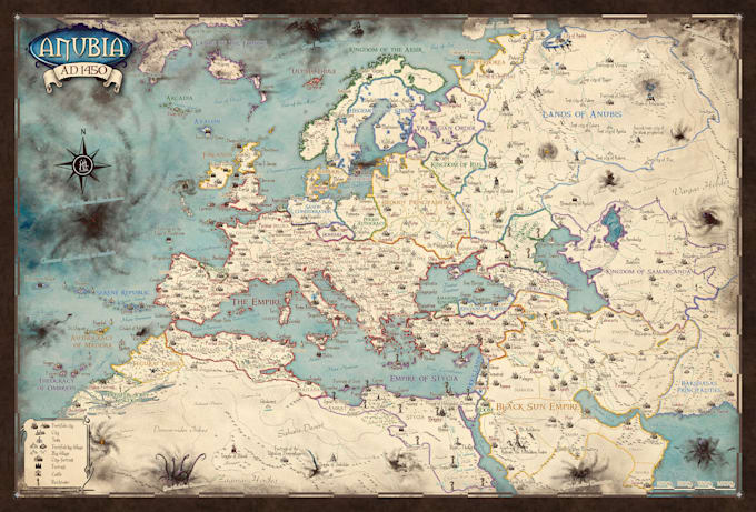 Create maps for your book or game by Erebus74 | Fiverr