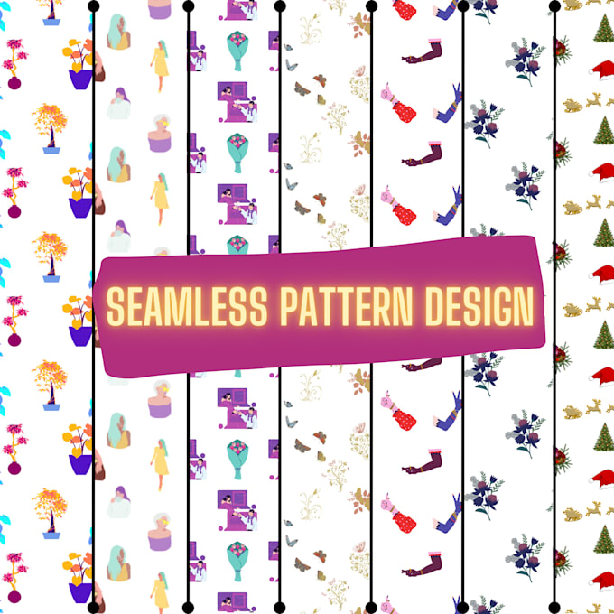 Do custom seamless textile vector pattern design by Nimrasiddiqui45 ...