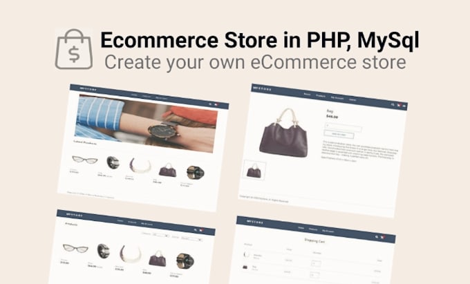 Providing the source in php mysql to create your own ecommerce store by ...