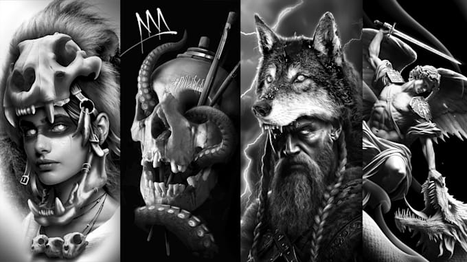 Create a custom tattoo design from a real tattoo artist by Yurilima539 ...