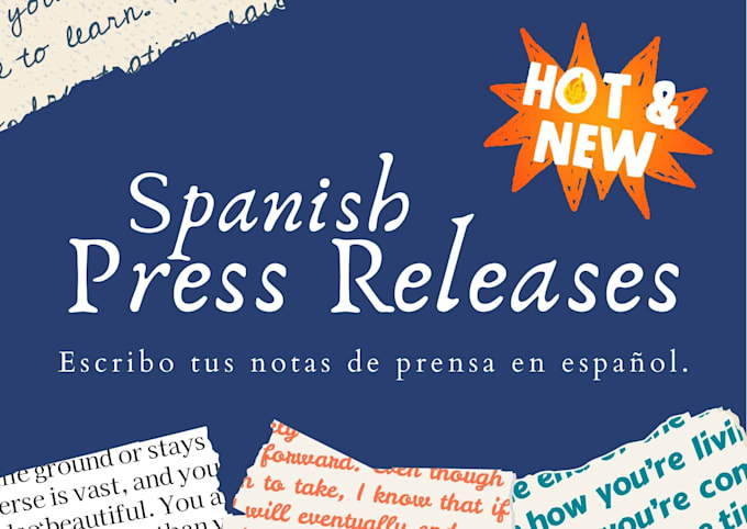 Write your spanish press releases by Karolmedinad | Fiverr