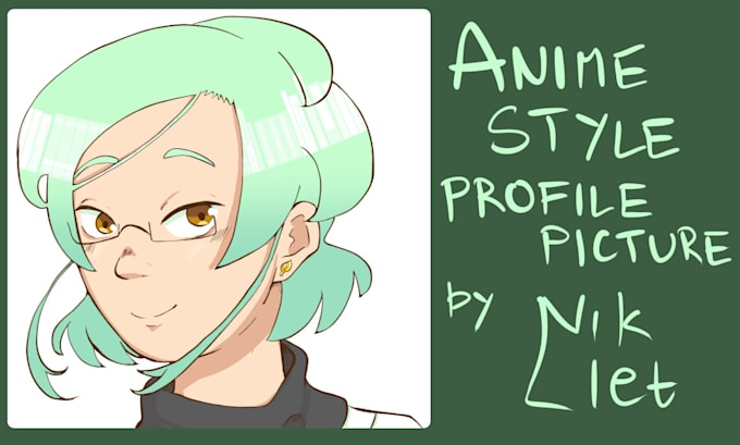 Draw you an anime style profile picture by Nikliet | Fiverr