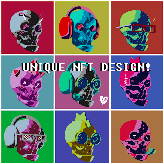 Draw unique nft designs for you by Stiihop | Fiverr