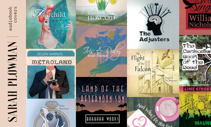 Design and illustrate audiobook covers by Sarahplowmanart | Fiverr