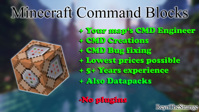 Do minecraft command block creations or help for maps by Reynthestrange | Fiverr