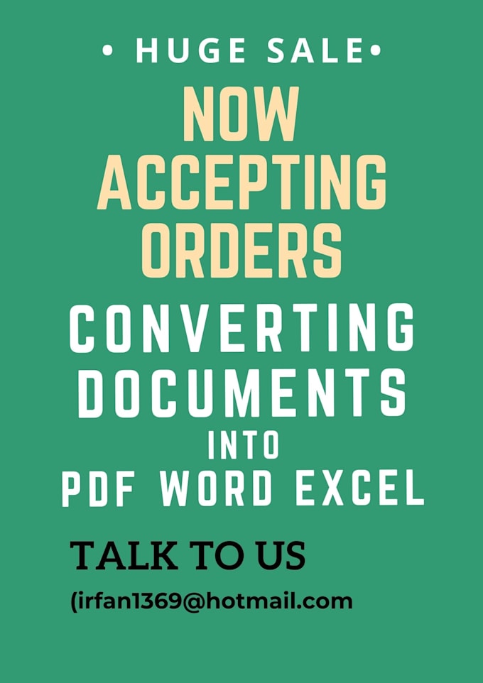 Converting documents into pdf word excel by Librairfan | Fiverr Converting documents into pdf word excel by Librairfan | Fiverr