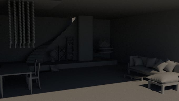 Model 3d props and interiors in maya by Geraldinepreeti | Fiverr