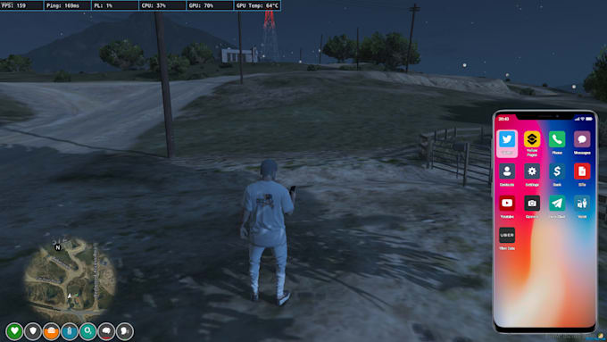 Install crew phone script in your fivem esx server by Muhammad_zayed ...