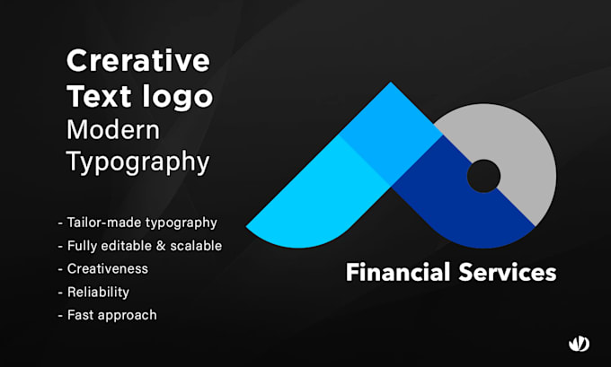Design text logo with creative typography by Designdep0t | Fiverr