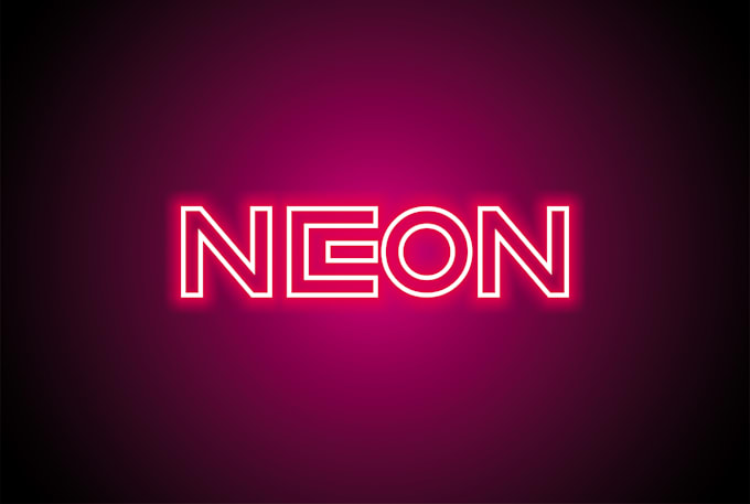 Create a neon sign or neon logo, neon text for your business by Arf ...