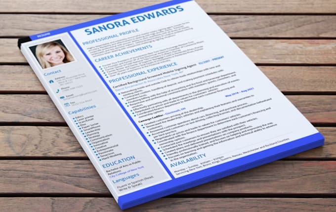 Professional and upgrade your cv by Hamasamjad | Fiverr