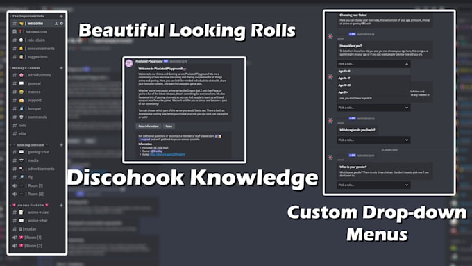 Setup and design a professional discord server by Buuba1 | Fiverr