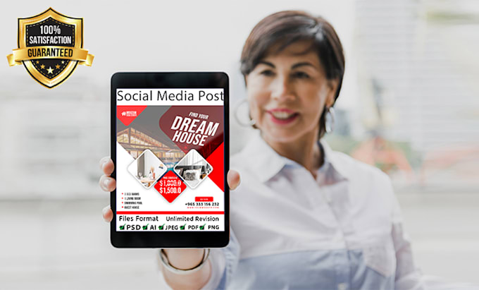 Create engaging social media post your business promotion by ...