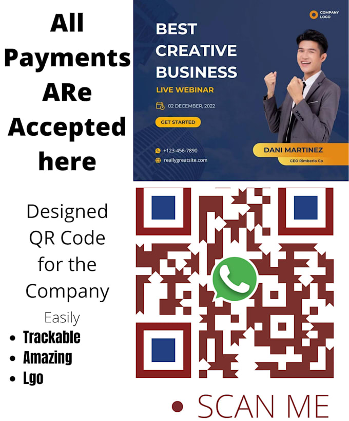 Create amazing designs and professional qr codes for company by ...