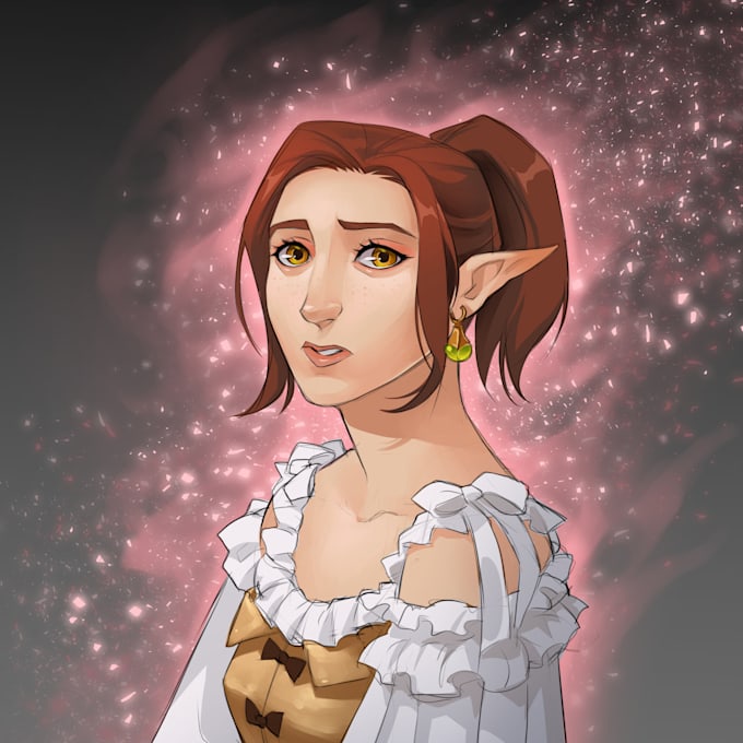 Dnd character headshot art by Aniemoon | Fiverr