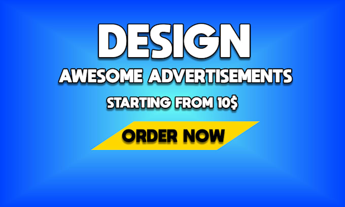 Create awesome advertisement designs for you by Dupolingo | Fiverr