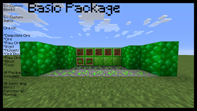 Make a custom minecraft mod for forge by Mbtuna | Fiverr